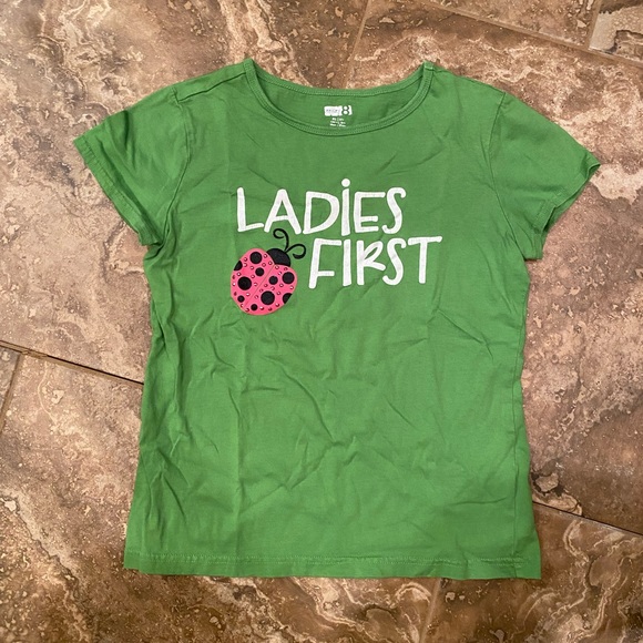 Crazy 8 | Shirts & Tops | Lime Green Lady Bug Crazy 8 Size Xl 4 Girls ...